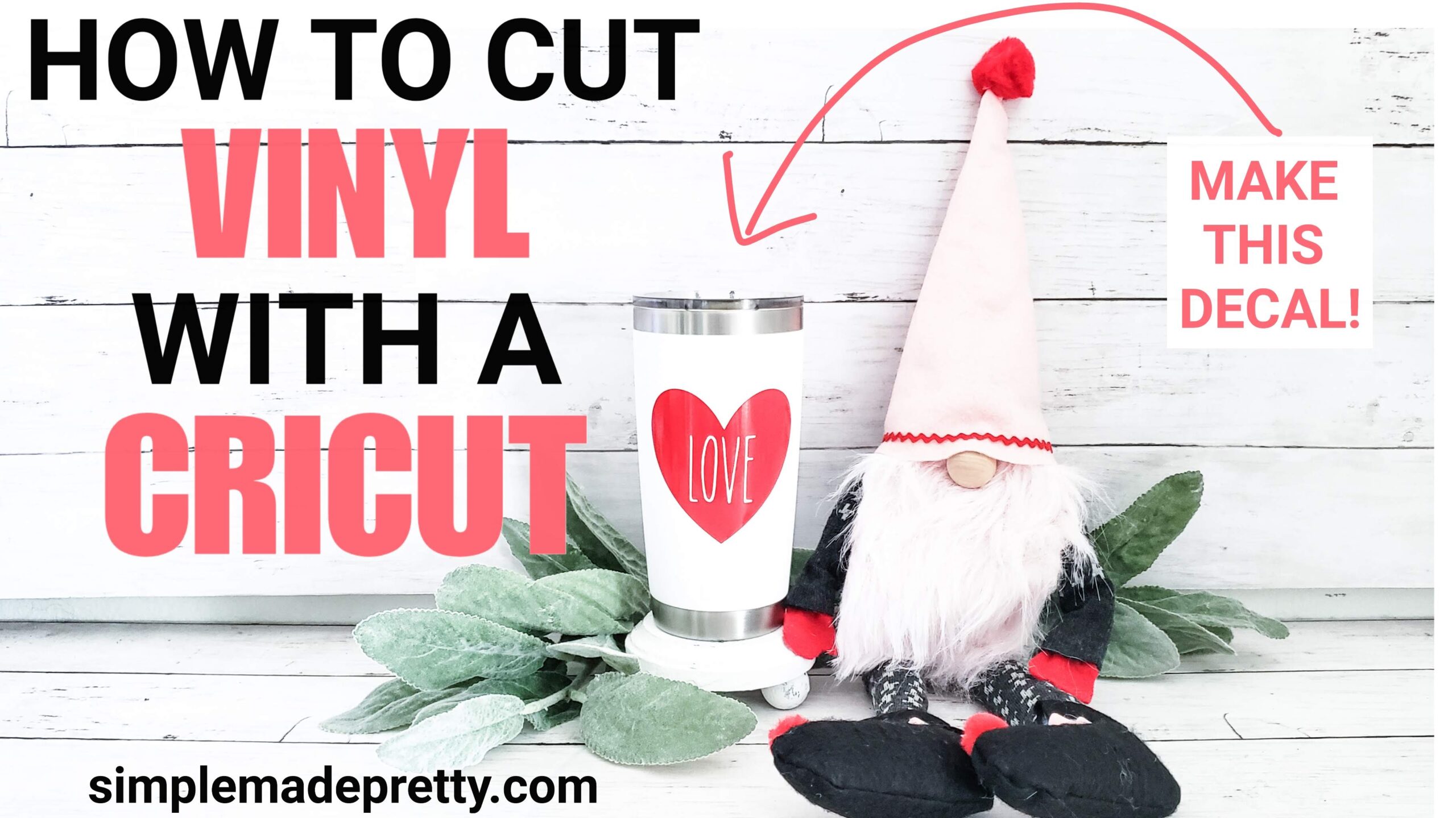 How To Cut Vinyl With Cricut - Craft & Create Club by Simple Made Pretty