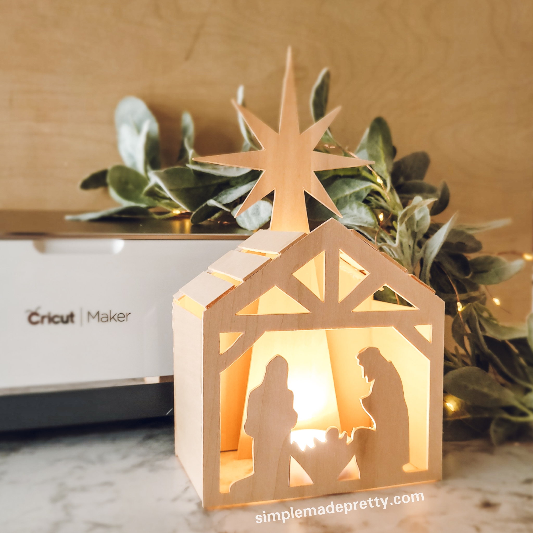 Cricut Wooden Nativity Display (Holiday Cricut Craftfest Project ...