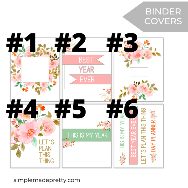 Printable Spotlight: The Floral Day Planner - Craft & Create Club by ...